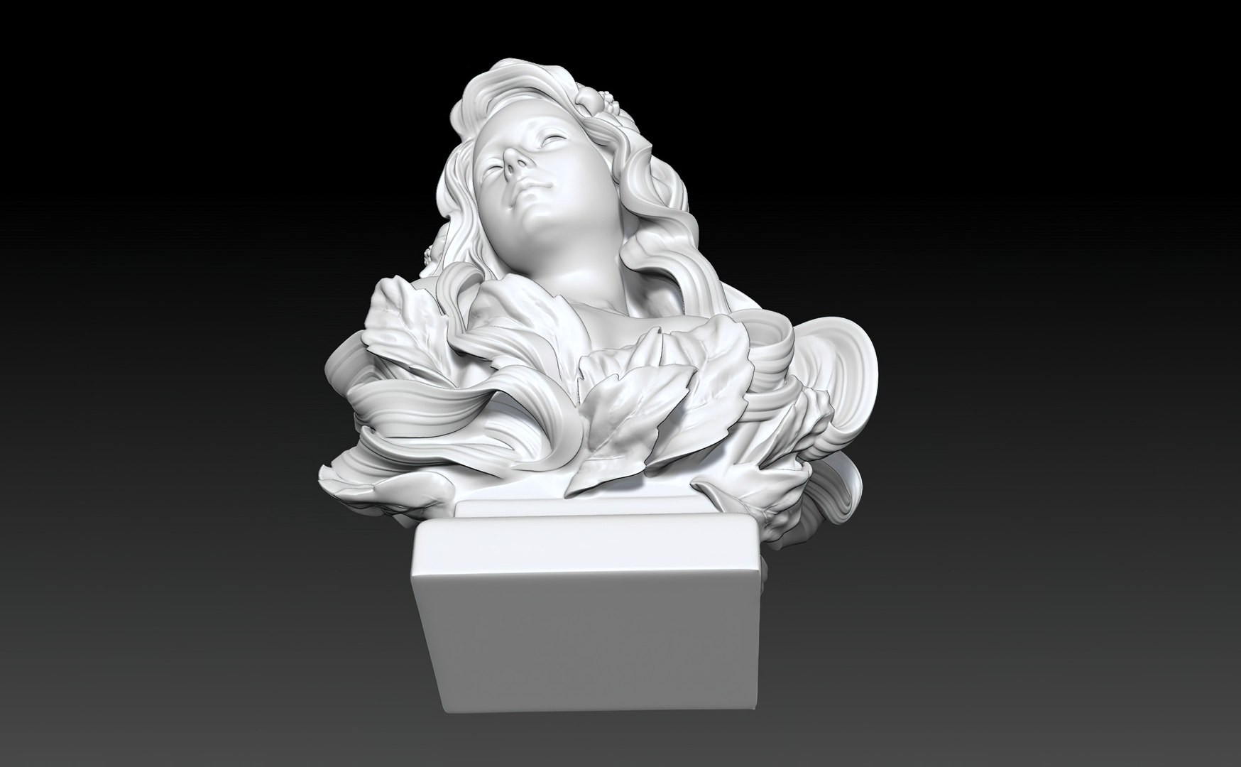 Art Nouveau Bust Statue 3D Print Model 3D Model - TurboSquid 2162826