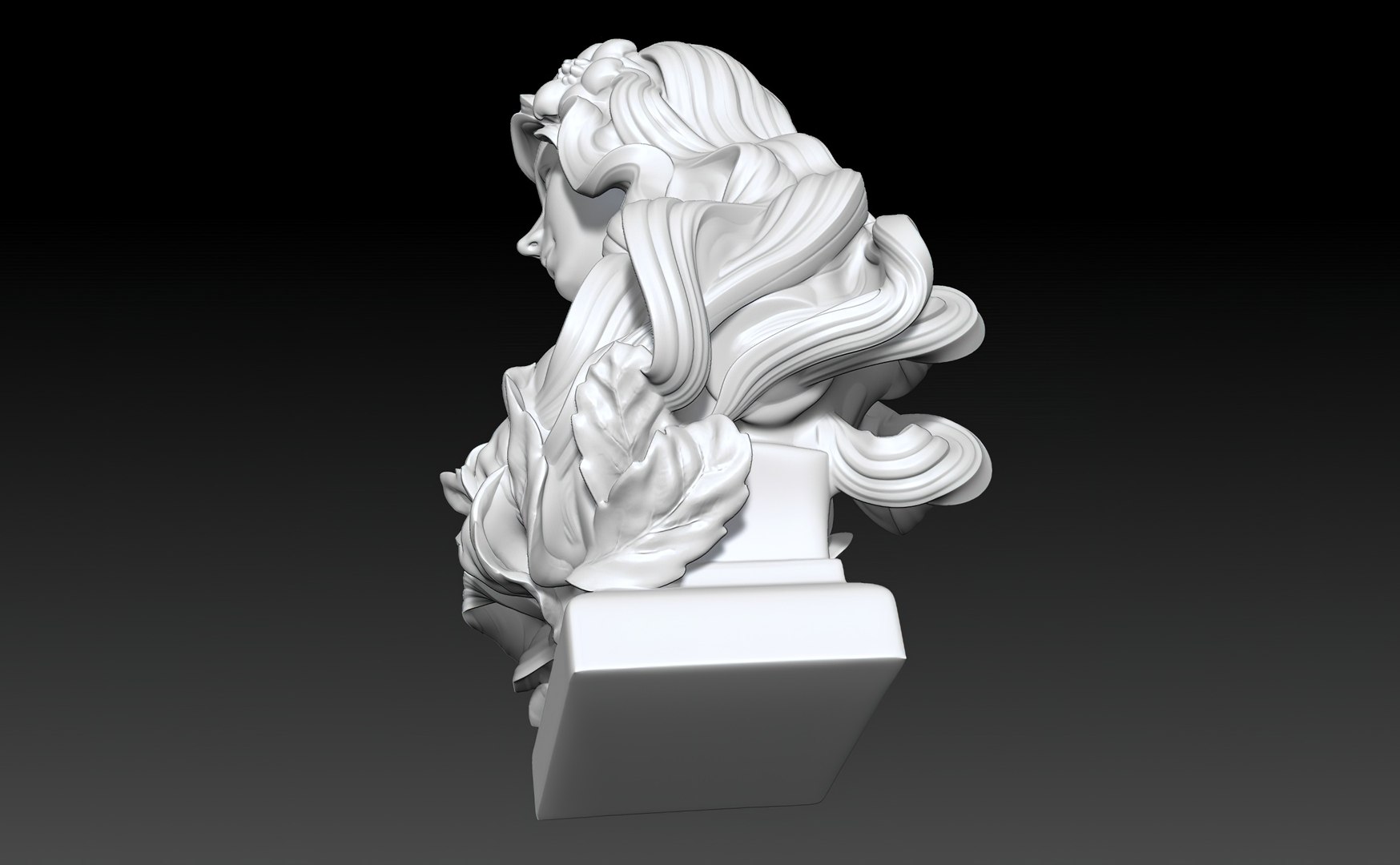 Art Nouveau Bust Statue 3D Print Model 3D Model - TurboSquid 2162826