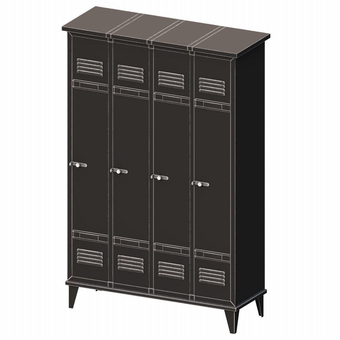 Lockers 3D - TurboSquid 2308581