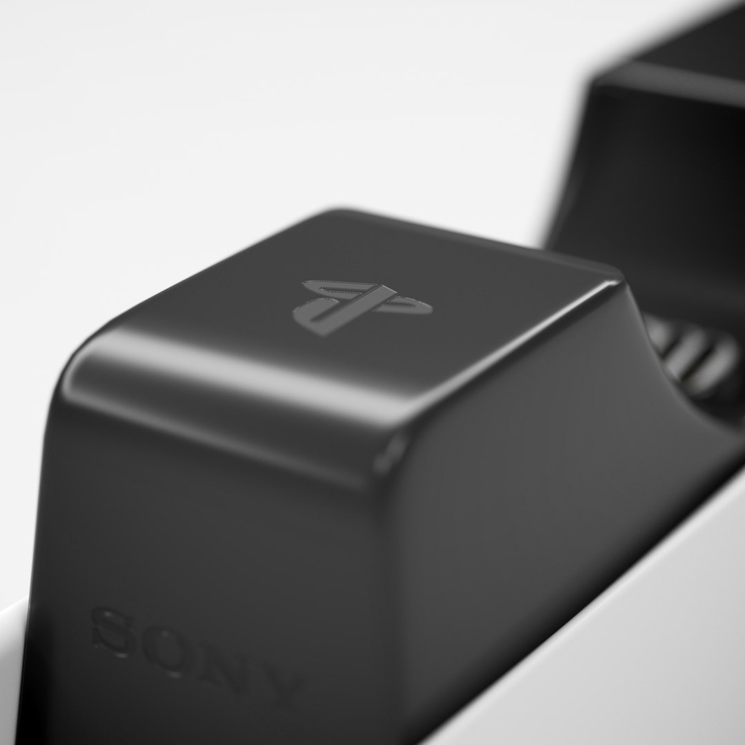 PS5 Dual Sense Charging Station 3D Model - TurboSquid 1850905