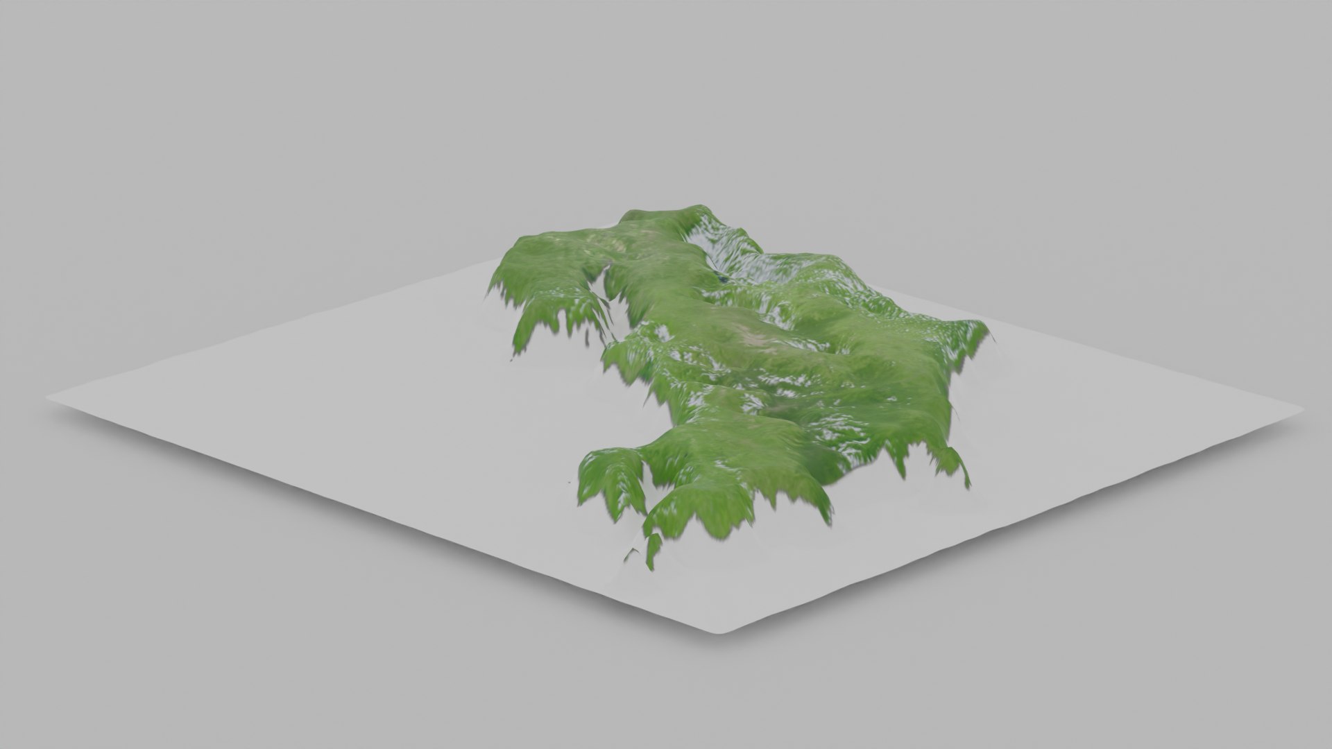 3D Model Costa Rica Map Country - TurboSquid 2075780