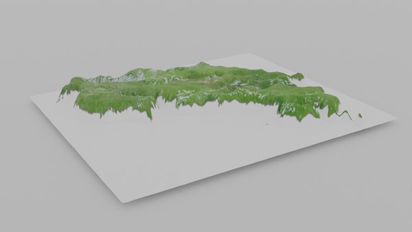 modelo 3d Costa Rica Mapa País - TurboSquid 2075780