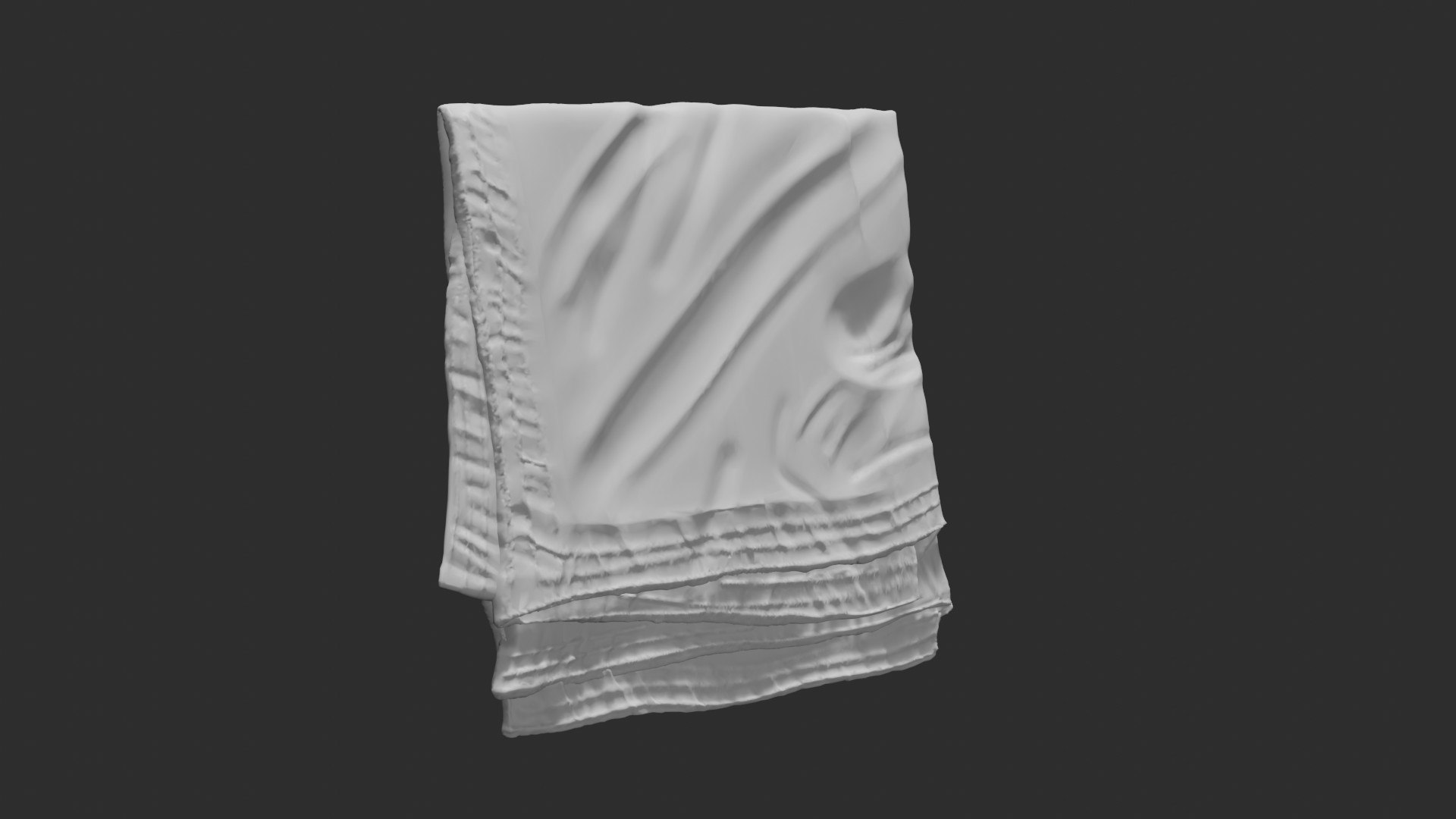 Napkin 3D Model - TurboSquid 1857672