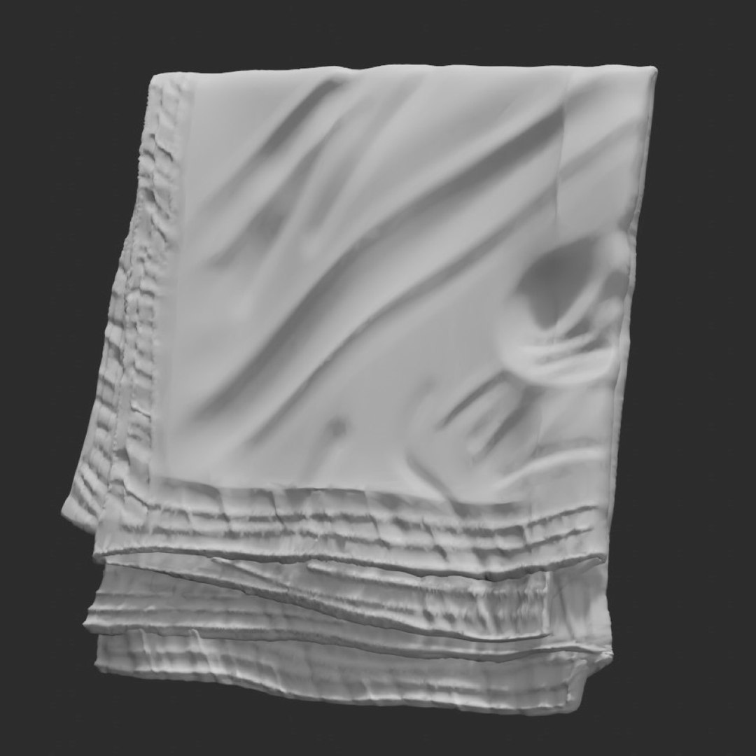 Napkin 3D Model - TurboSquid 1857672