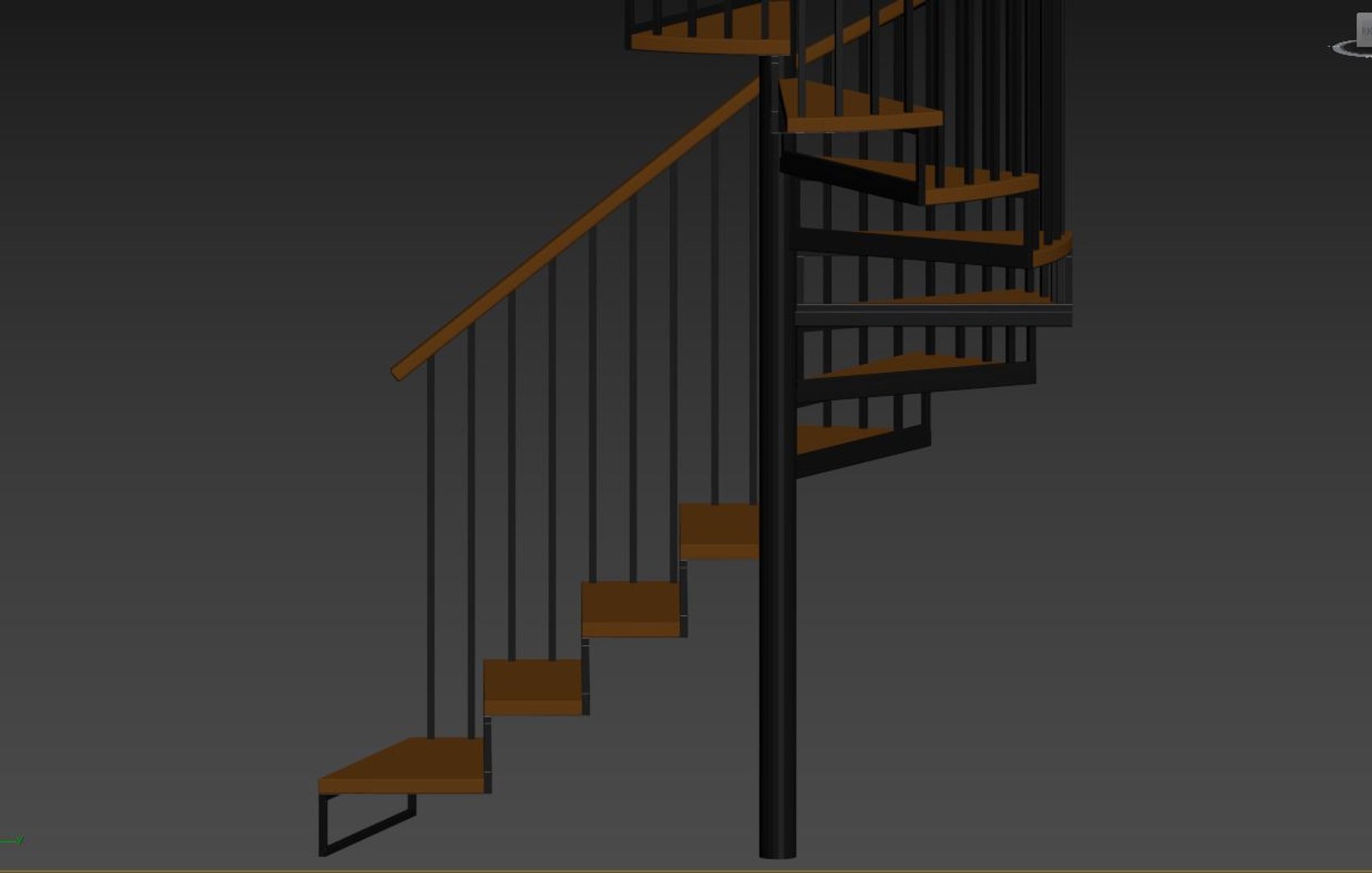 Spiral stairs 3D model - TurboSquid 2153456