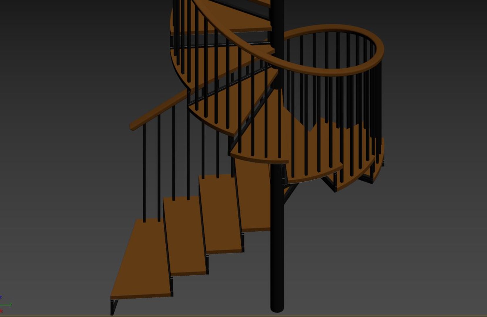 Spiral stairs 3D model - TurboSquid 2153456
