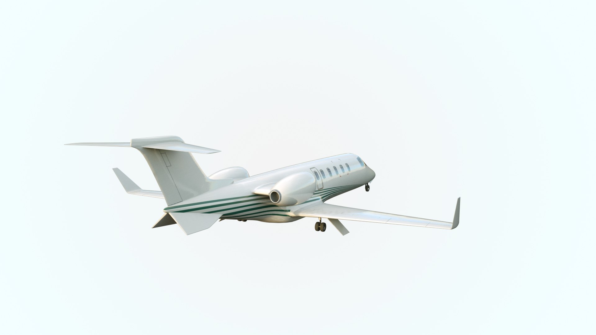 Learjet 45 Jet 3ds