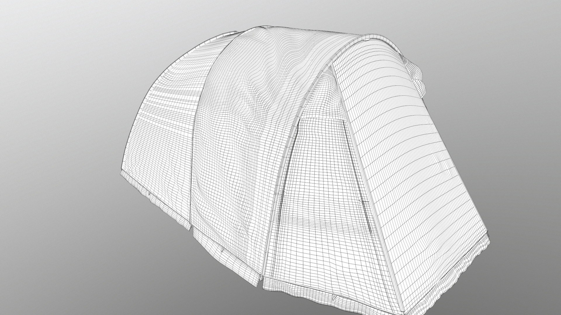 Black Out Air Tent Camping 3D Model - TurboSquid 1945830