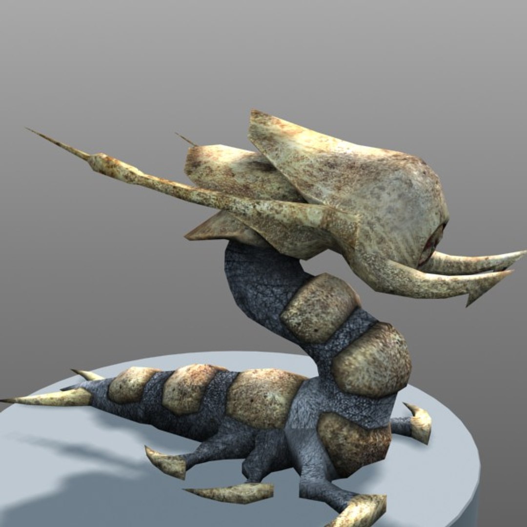 fantasy wurm animation 3d max