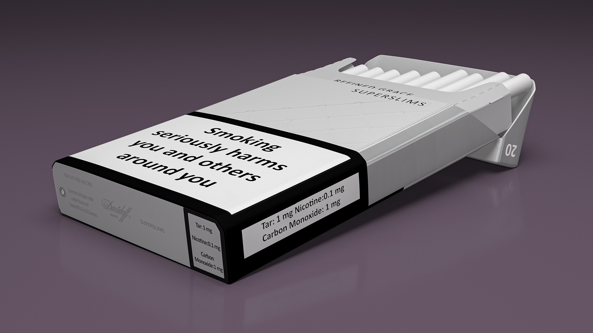 3D Packs Of Cigarettes Collection - TurboSquid 2299535