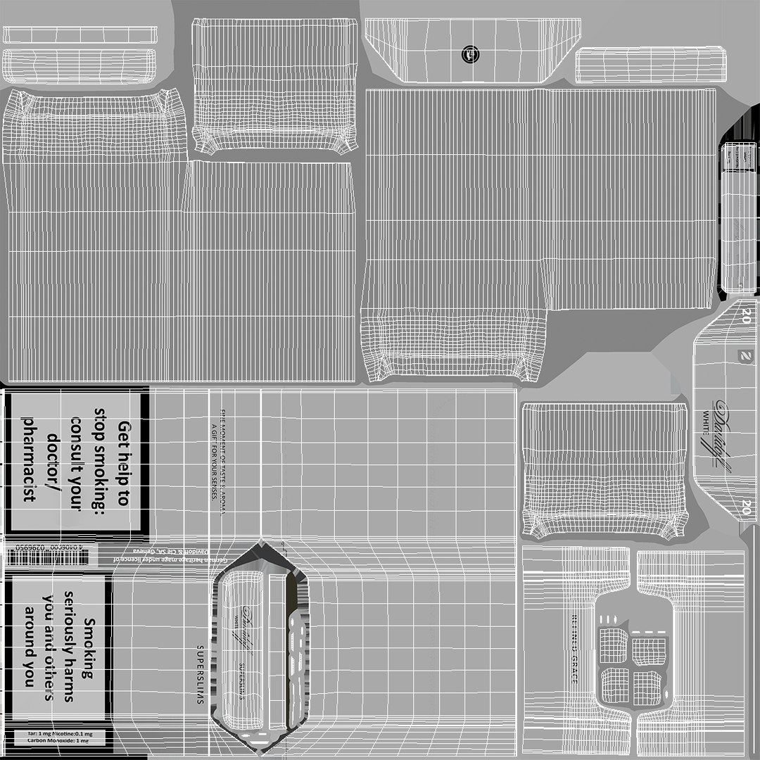 3D Packs Of Cigarettes Collection - TurboSquid 2299535