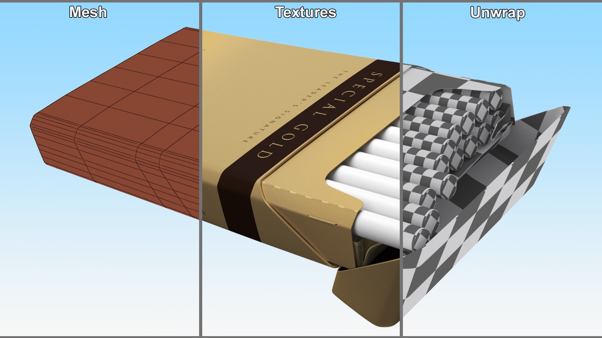 3D Packs Of Cigarettes Collection - TurboSquid 2299535