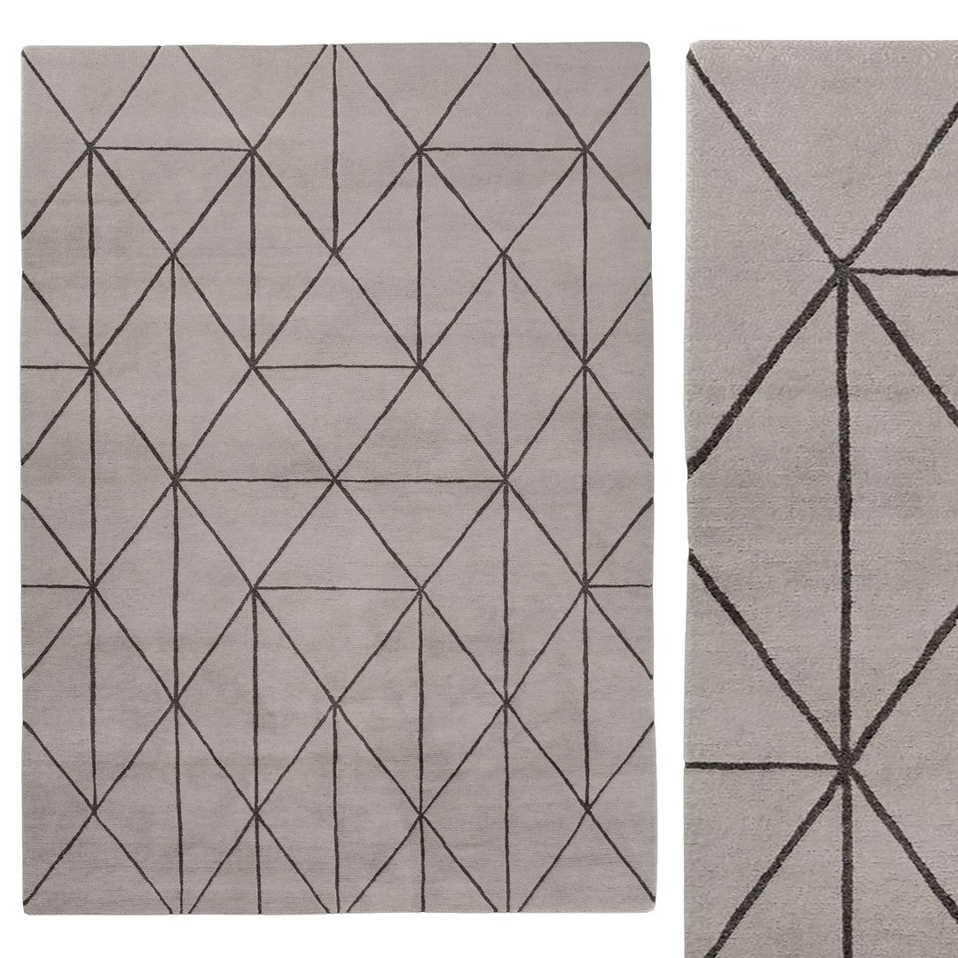 Diamond Maze Grey 3D Model - TurboSquid 2219724