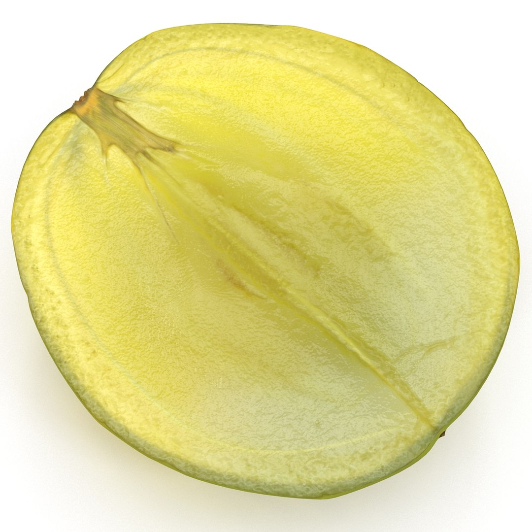 3d Max Green Grape Cross Section