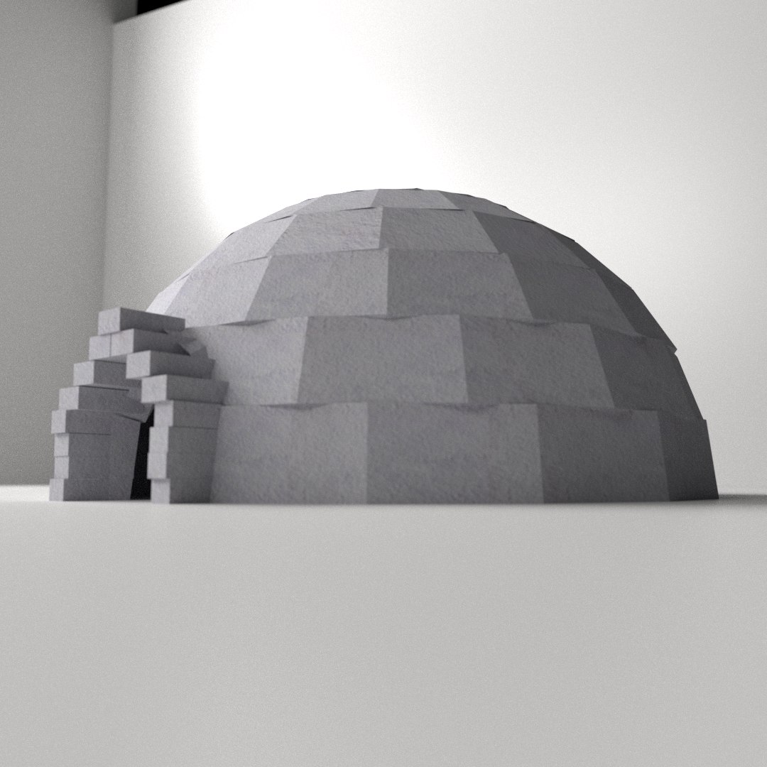 3d igloo model