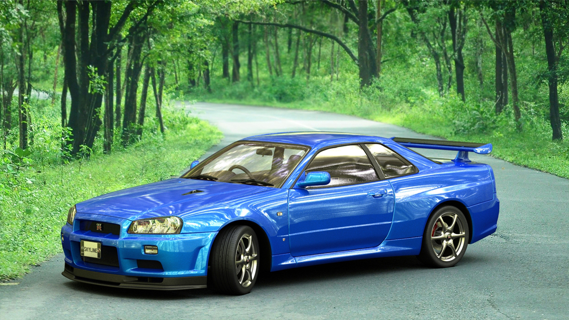 3D Nissan Skyline Gt-r V-spec - TurboSquid 1187173