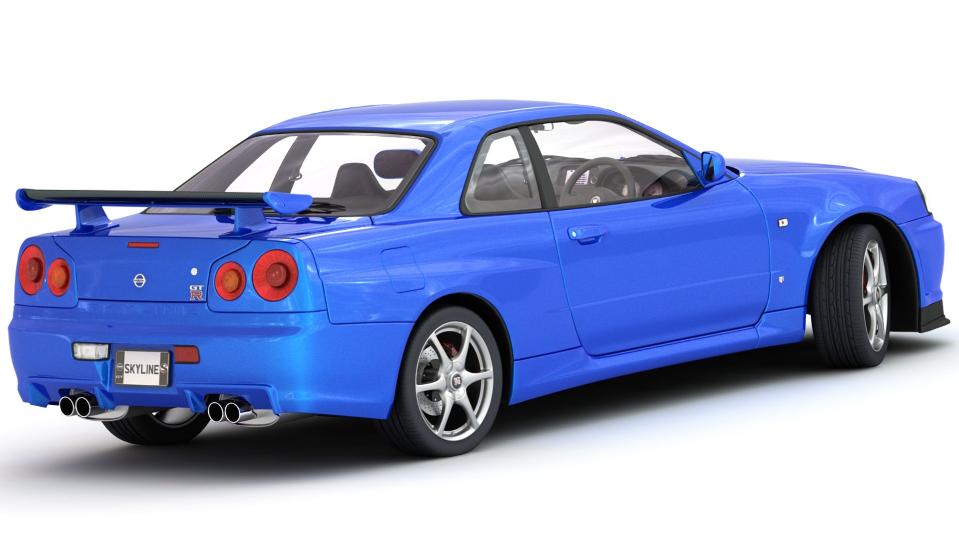 3D Nissan Skyline Gt-r V-spec - TurboSquid 1187173