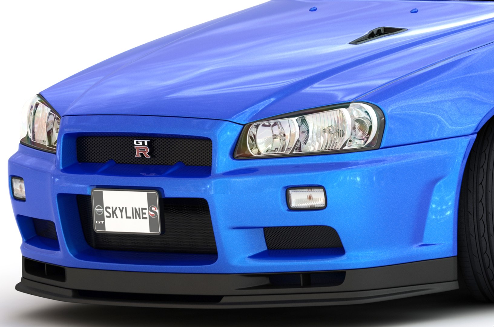 3D Nissan Skyline Gt-r V-spec - TurboSquid 1187173