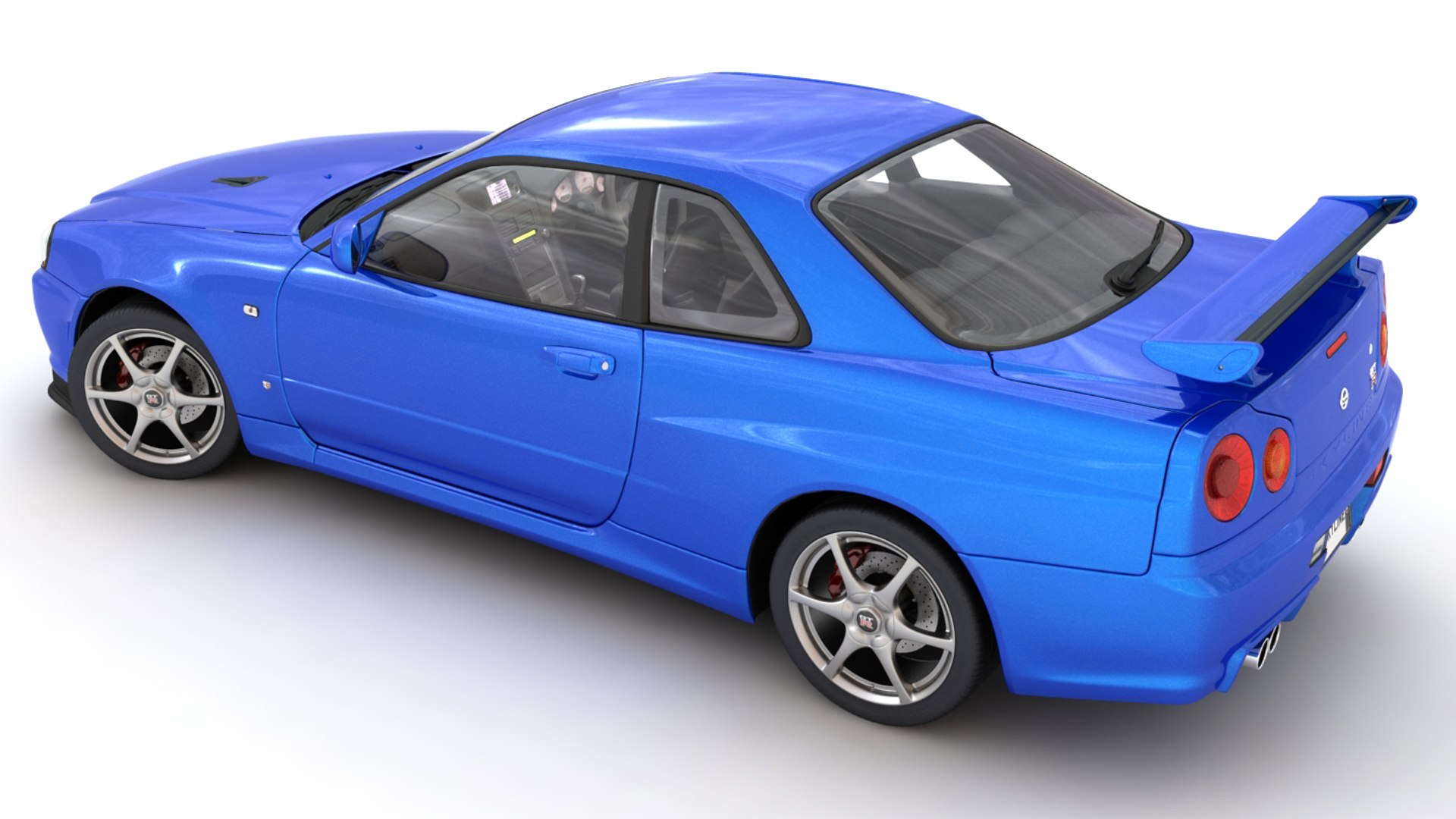 3D Nissan Skyline Gt-r V-spec - TurboSquid 1187173