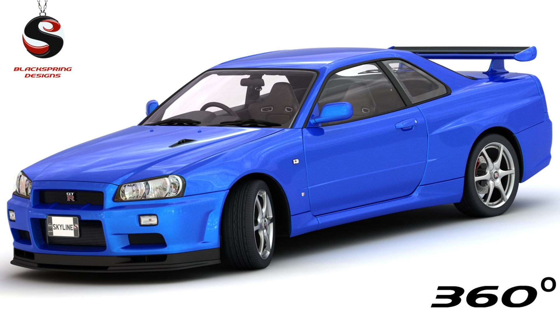 3D nissan skyline gt-r v-spec - TurboSquid 1187173