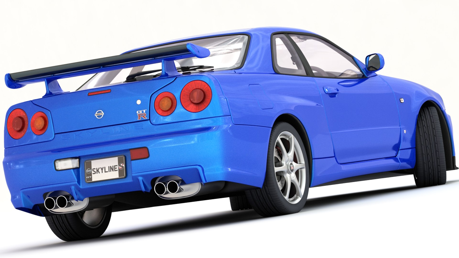 3D Nissan Skyline Gt-r V-spec - TurboSquid 1187173