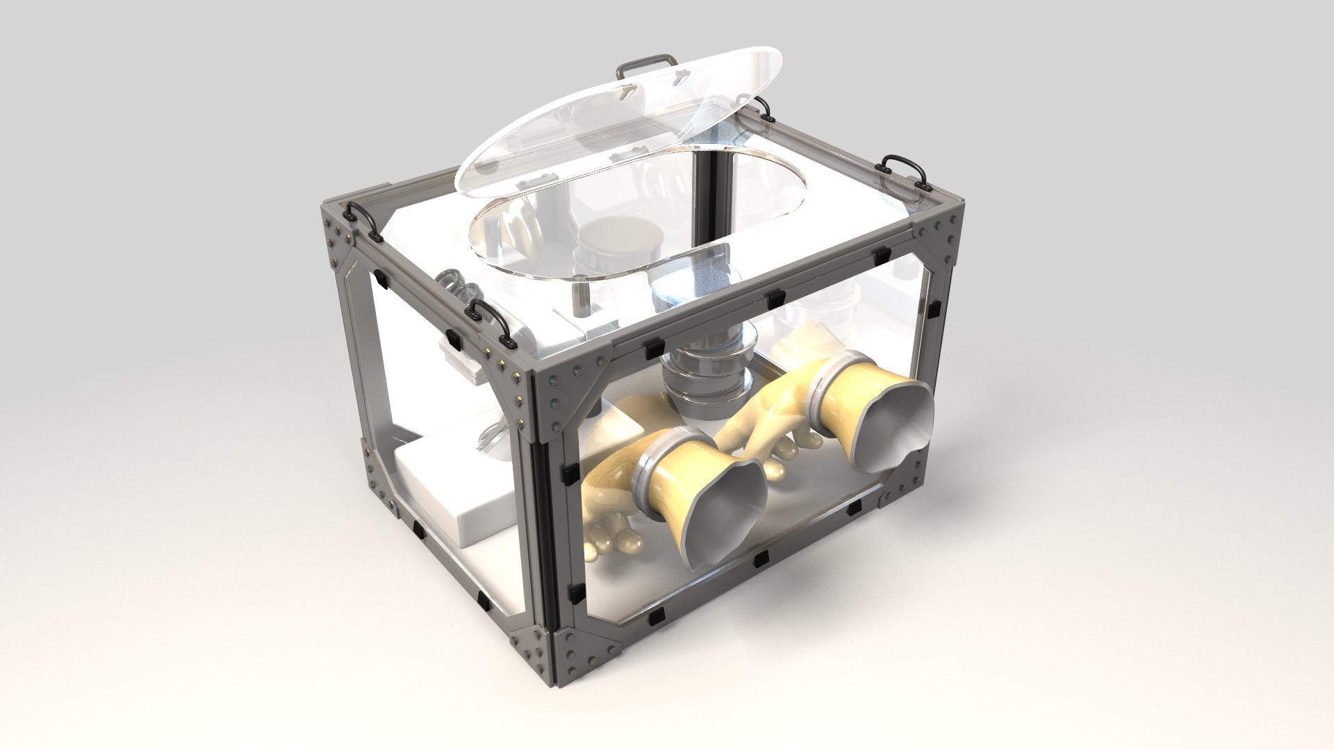 NASA Microgravity Science Glovebox Model - TurboSquid 2206823