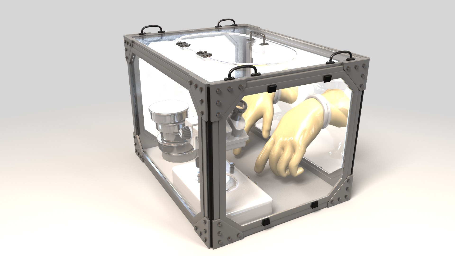 NASA Microgravity Science Glovebox Model - TurboSquid 2206823