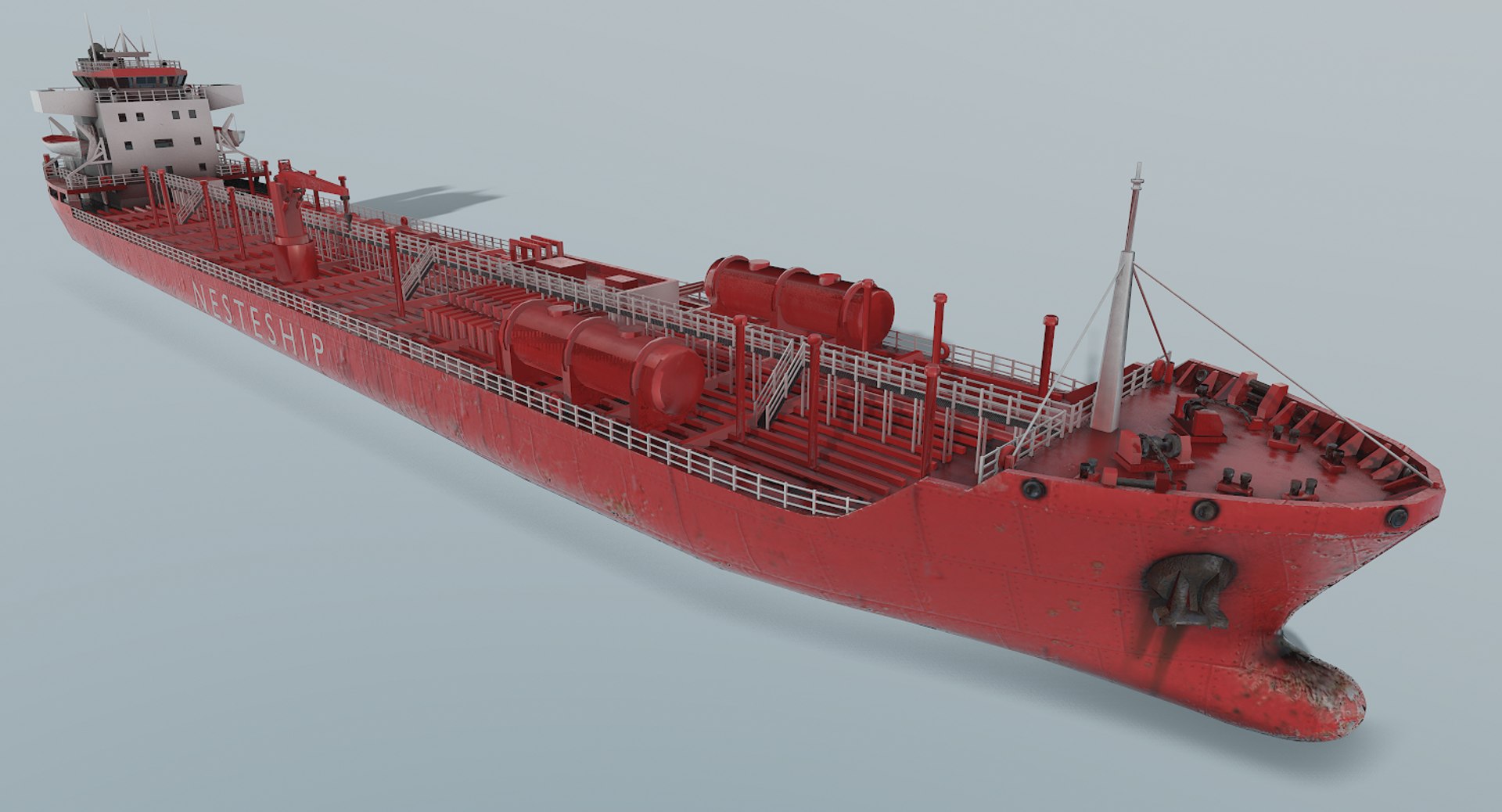 3D Chemical Tanker Ship - TurboSquid 1237184