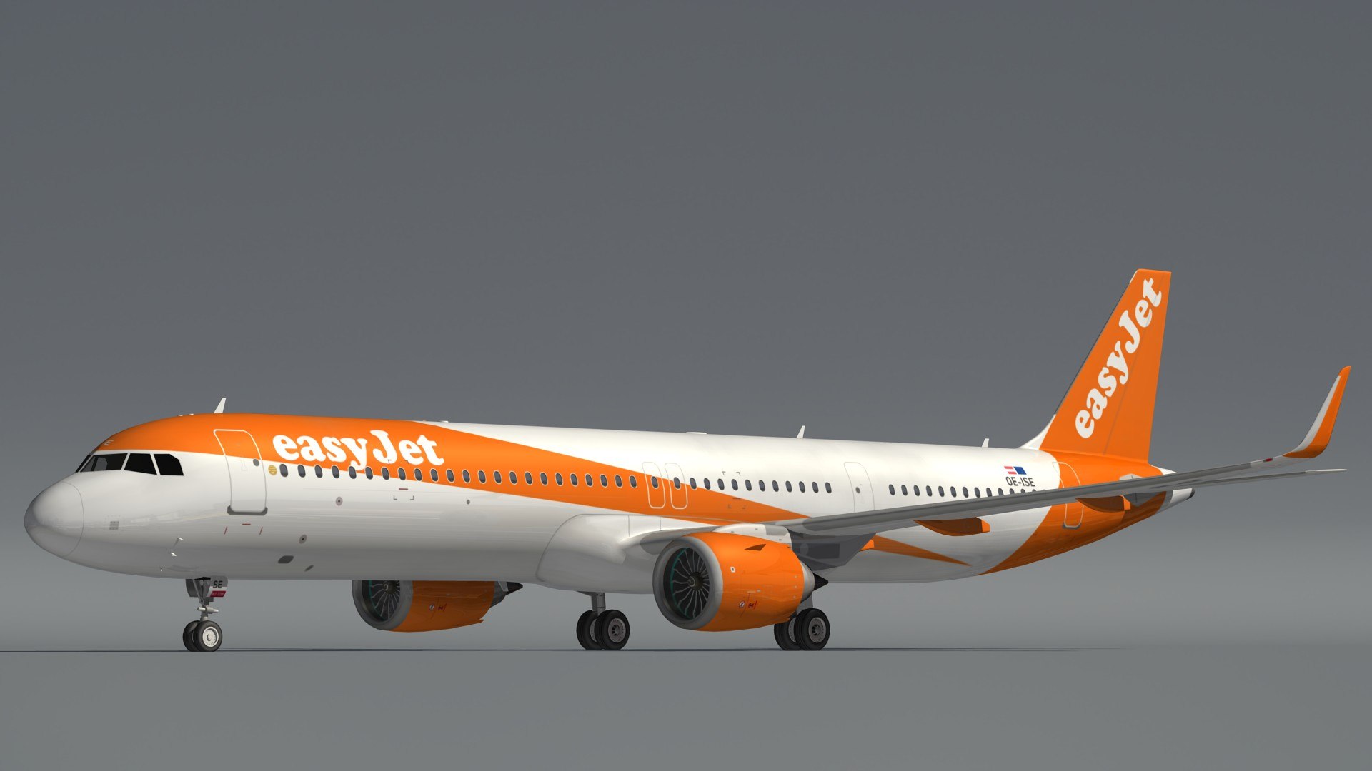 3D Airbus A321Neo EasyJet - TurboSquid 2077443