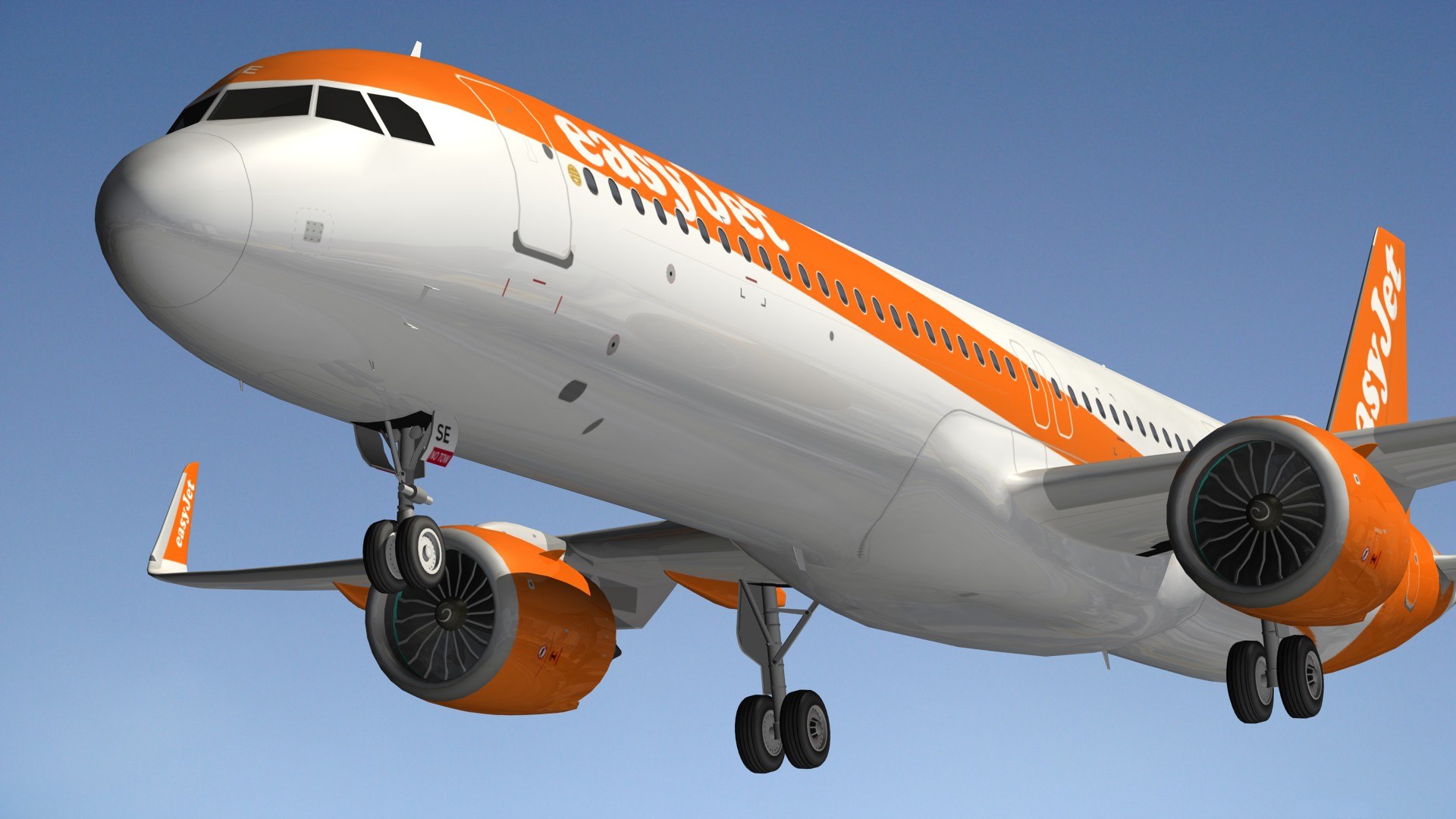 3D Airbus A321Neo EasyJet - TurboSquid 2077443