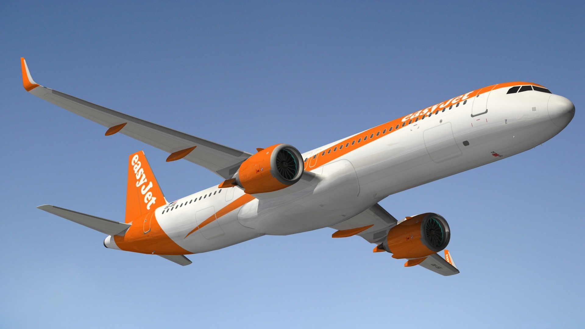 3D Airbus A321Neo EasyJet - TurboSquid 2077443