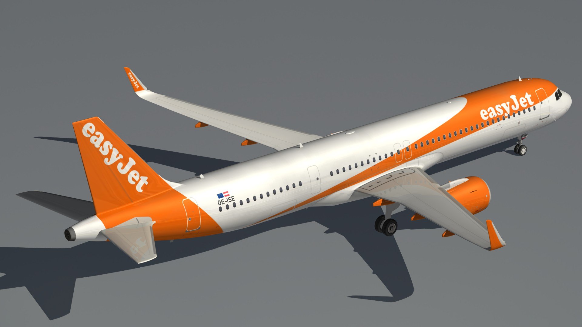 3D Airbus A321Neo EasyJet - TurboSquid 2077443