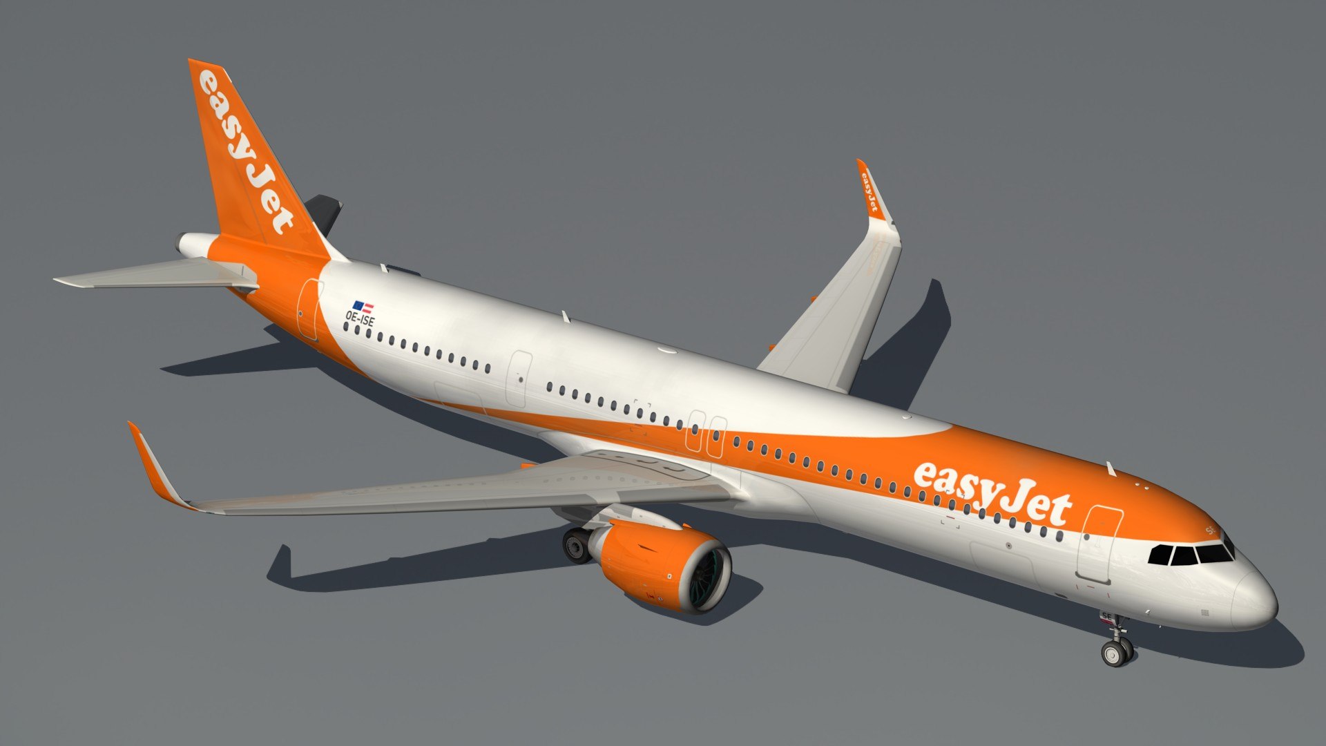 3D Airbus A321Neo EasyJet - TurboSquid 2077443