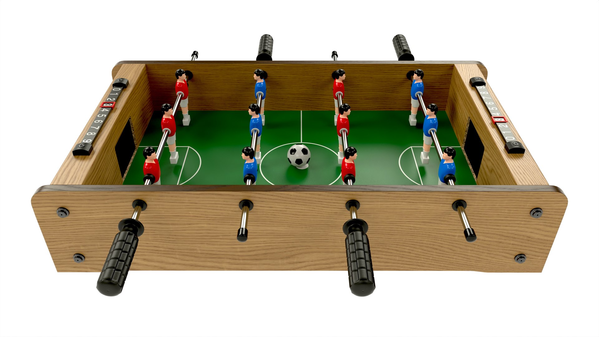 3D model Football Table Game Wooden - TurboSquid 2166656