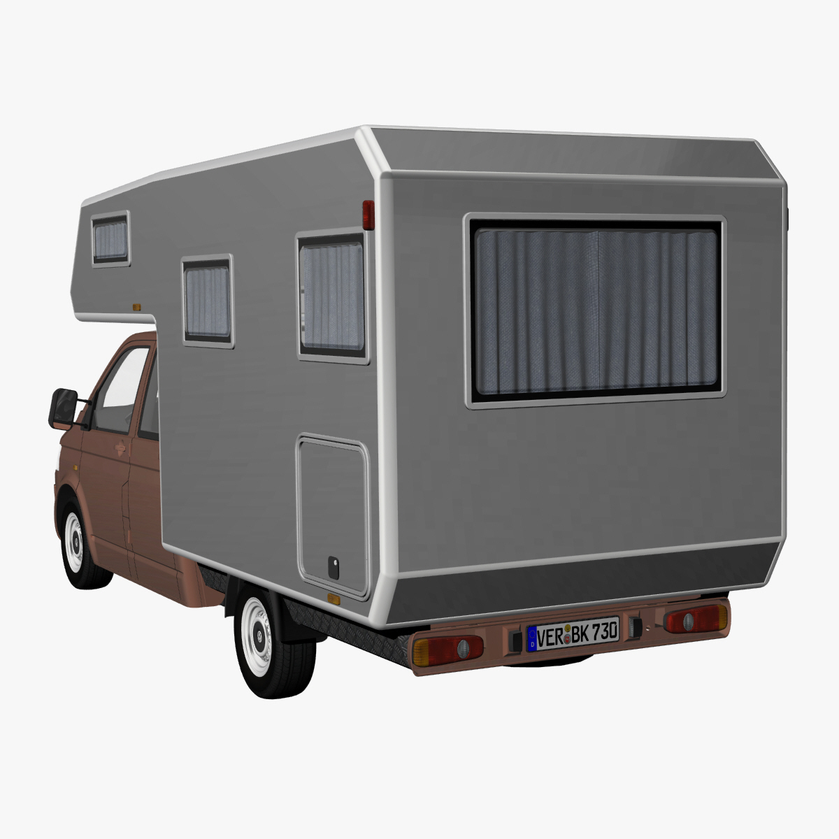 t5 camper crew cab 3d 3ds