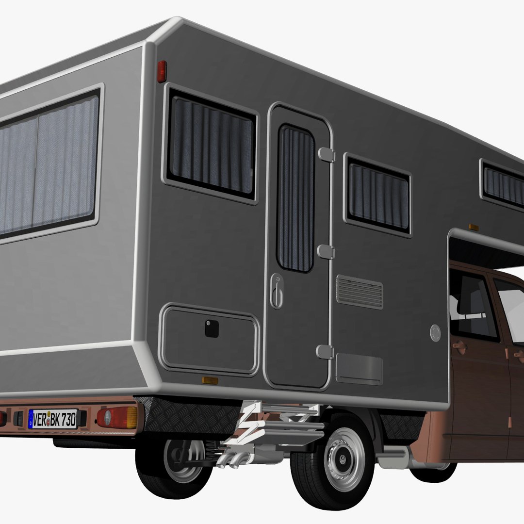 t5 camper crew cab 3d 3ds