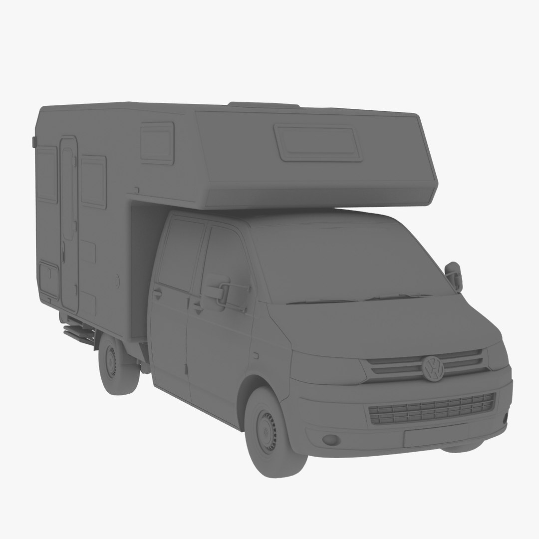 t5 camper crew cab 3d 3ds