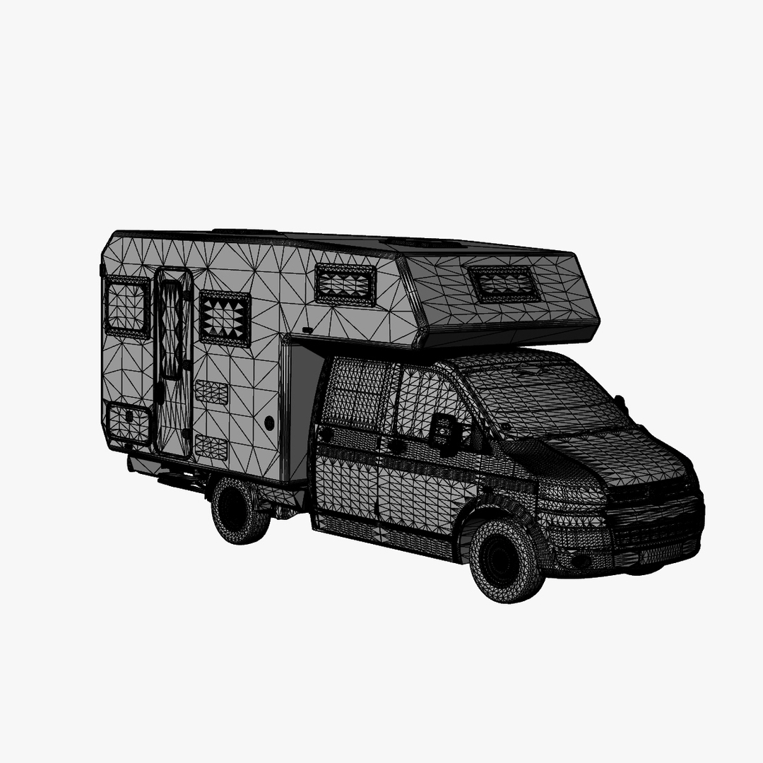 t5 camper crew cab 3d 3ds