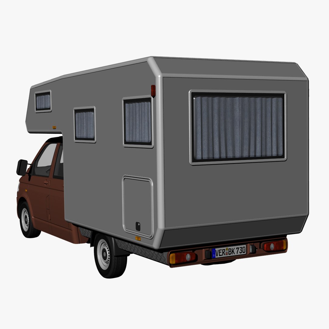 t5 camper crew cab 3d 3ds