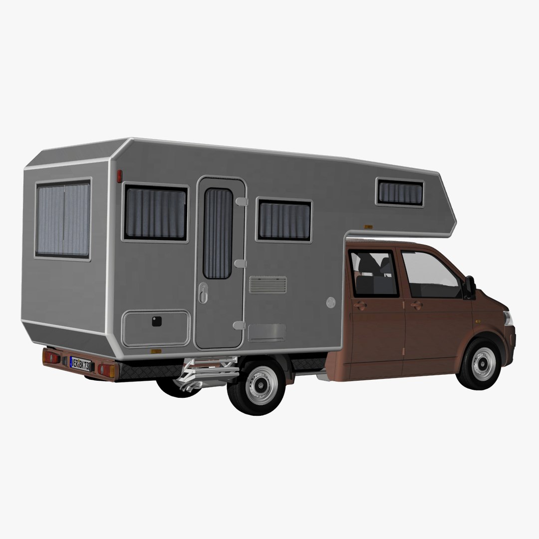 t5 camper crew cab 3d 3ds
