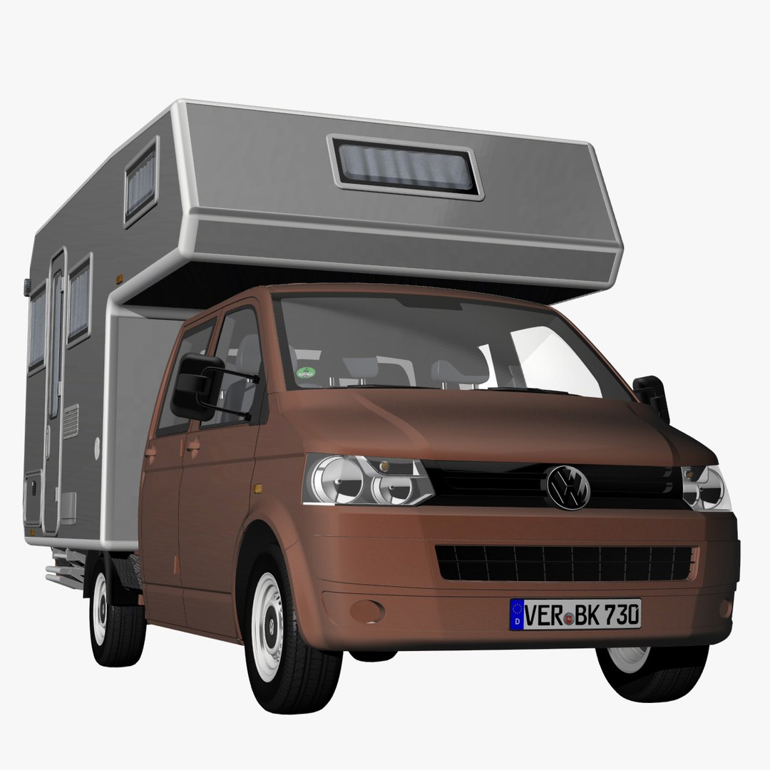 t5 camper crew cab 3d 3ds