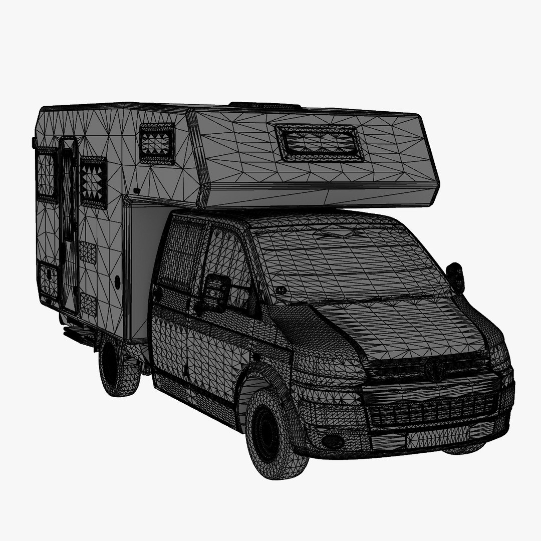 t5 camper crew cab 3d 3ds