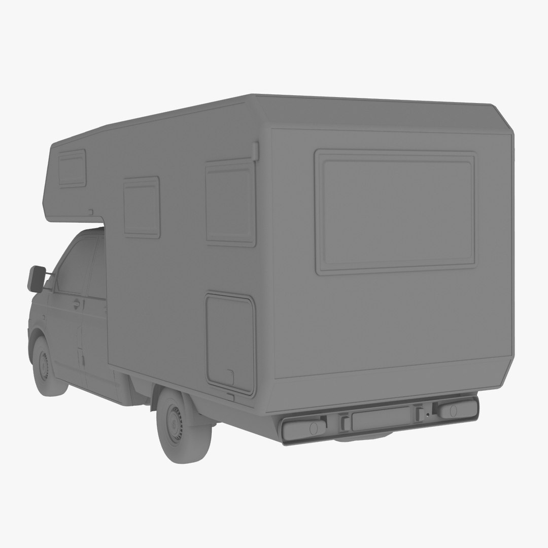 t5 camper crew cab 3d 3ds