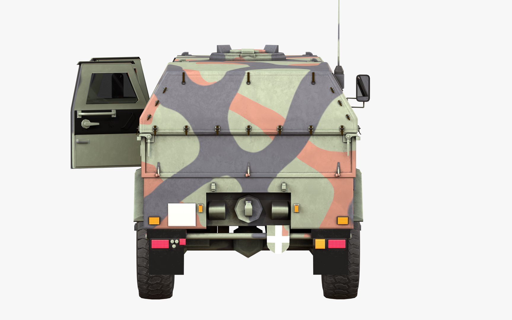 3D dingo 4x4 afv Armored LODs Game Ready - TurboSquid 2101123