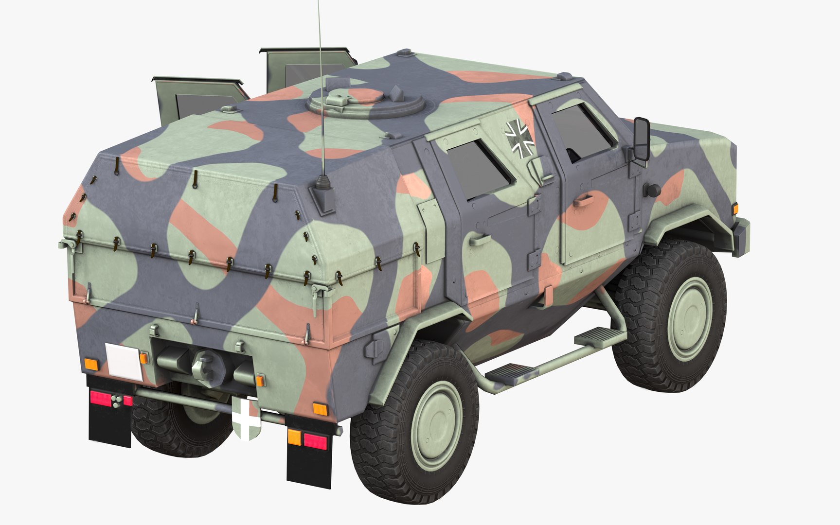 3D dingo 4x4 afv Armored LODs Game Ready - TurboSquid 2101123