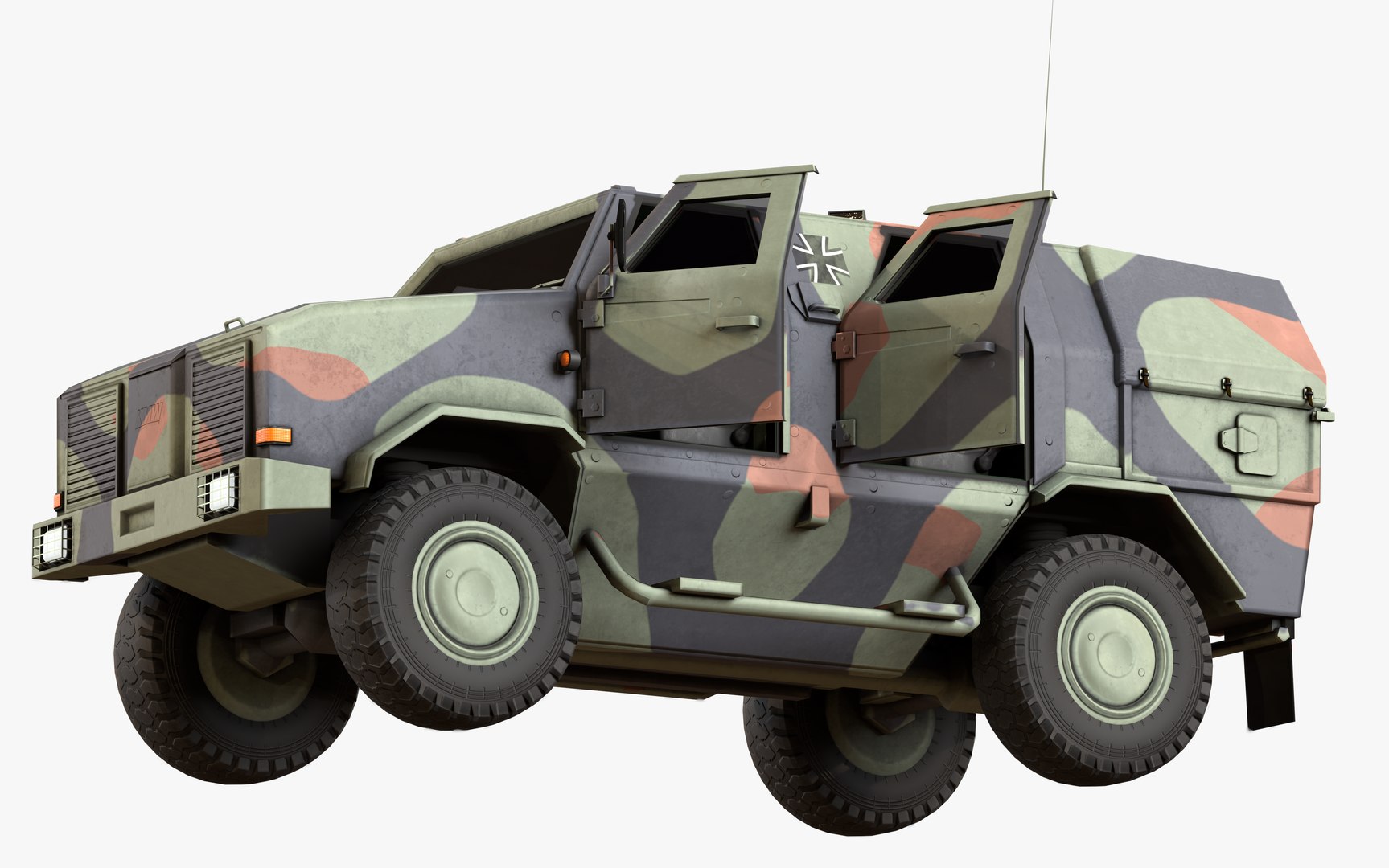 3D dingo 4x4 afv Armored LODs Game Ready - TurboSquid 2101123