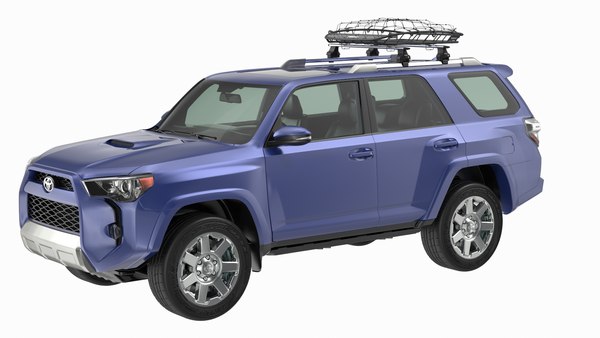 modèle 3D de Toyota 4Runner avec panier de toit Thule Canyon XT ...