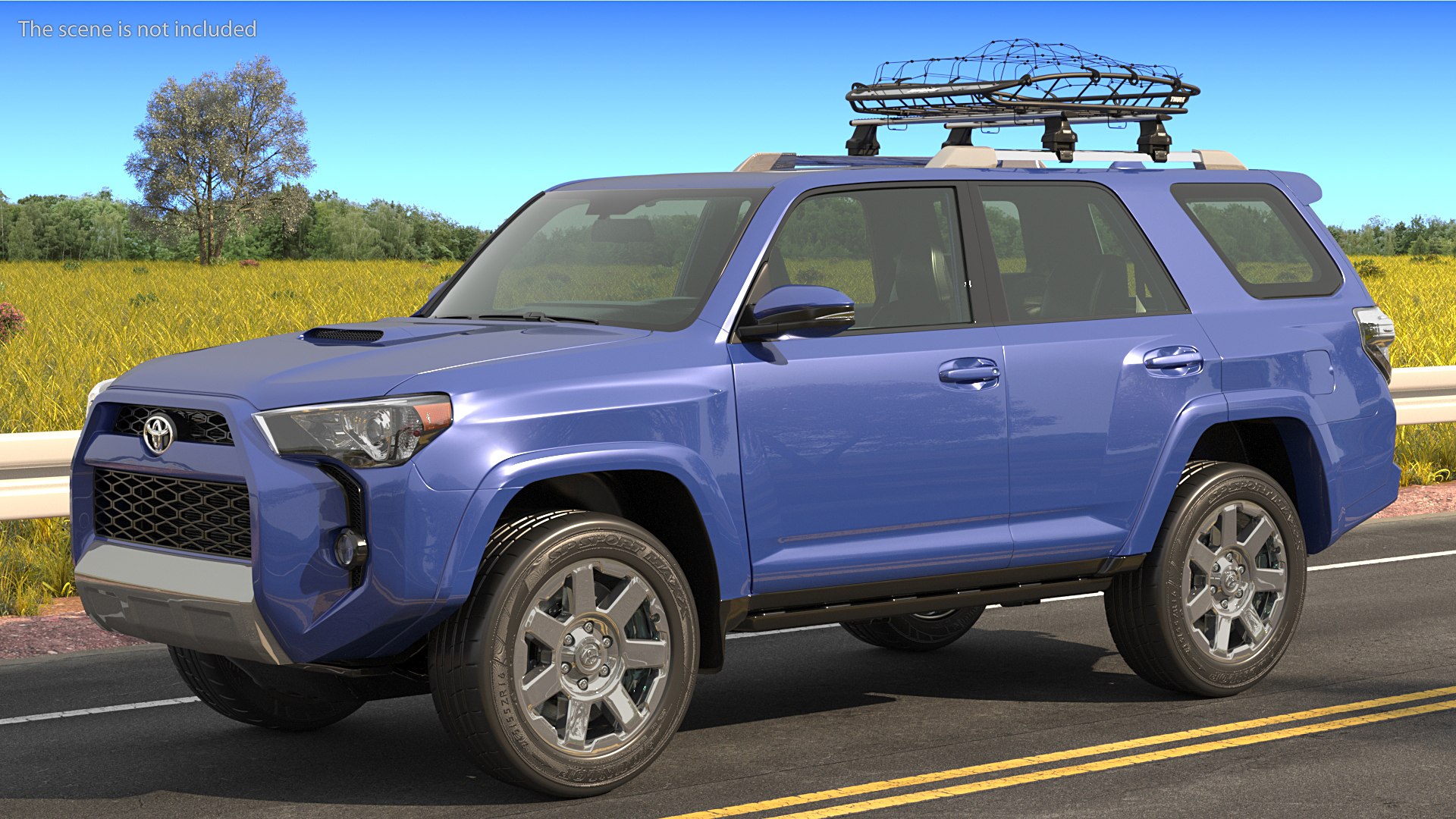 3D toyota 4runner thule canyon - TurboSquid 1641633