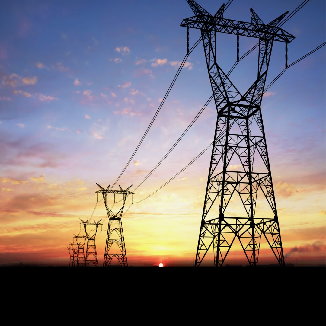 Powerline Pylons 3d Model
