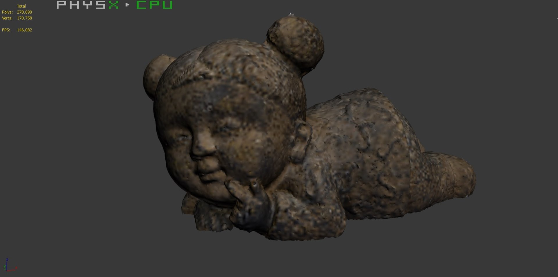 3D Scan Child Statue - TurboSquid 1268745